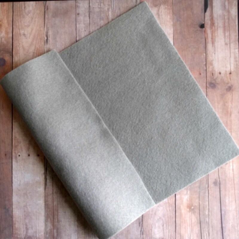 Light Grey Wool Felt - Etsy