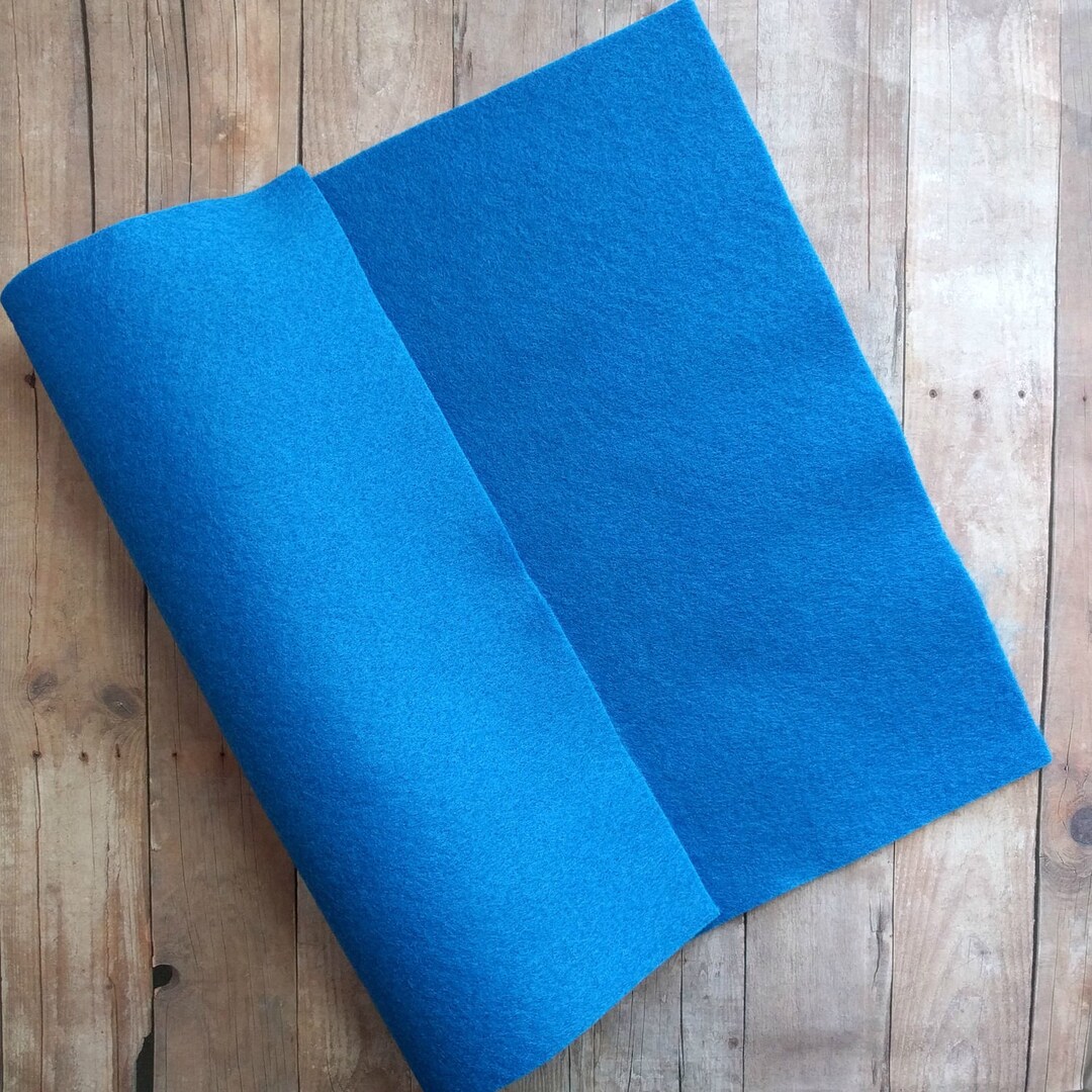Glacial Blue Acrylic Felt Sheets or Circles, High Quality, Made in USA ...
