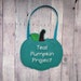 Teal Pumpkin Project R Door Sign Embroidered Acrylic Felt - Etsy