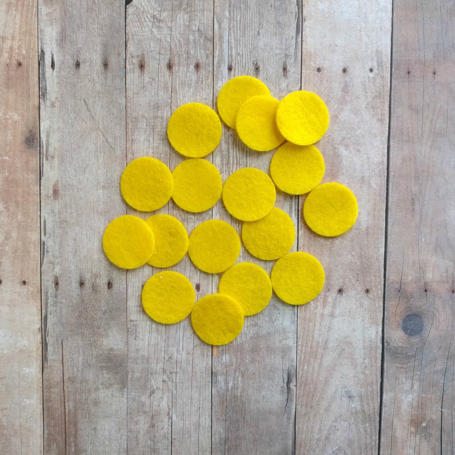 Yellow Acrylic Felt Sheets or Circles High Quality Made in - Etsy