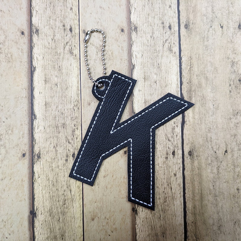 Initial Bag Charm - Etsy