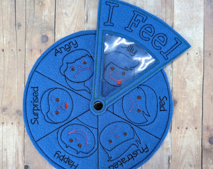 Emotions Wheel, Helps Teach Children About Feelings, for Preschool ...