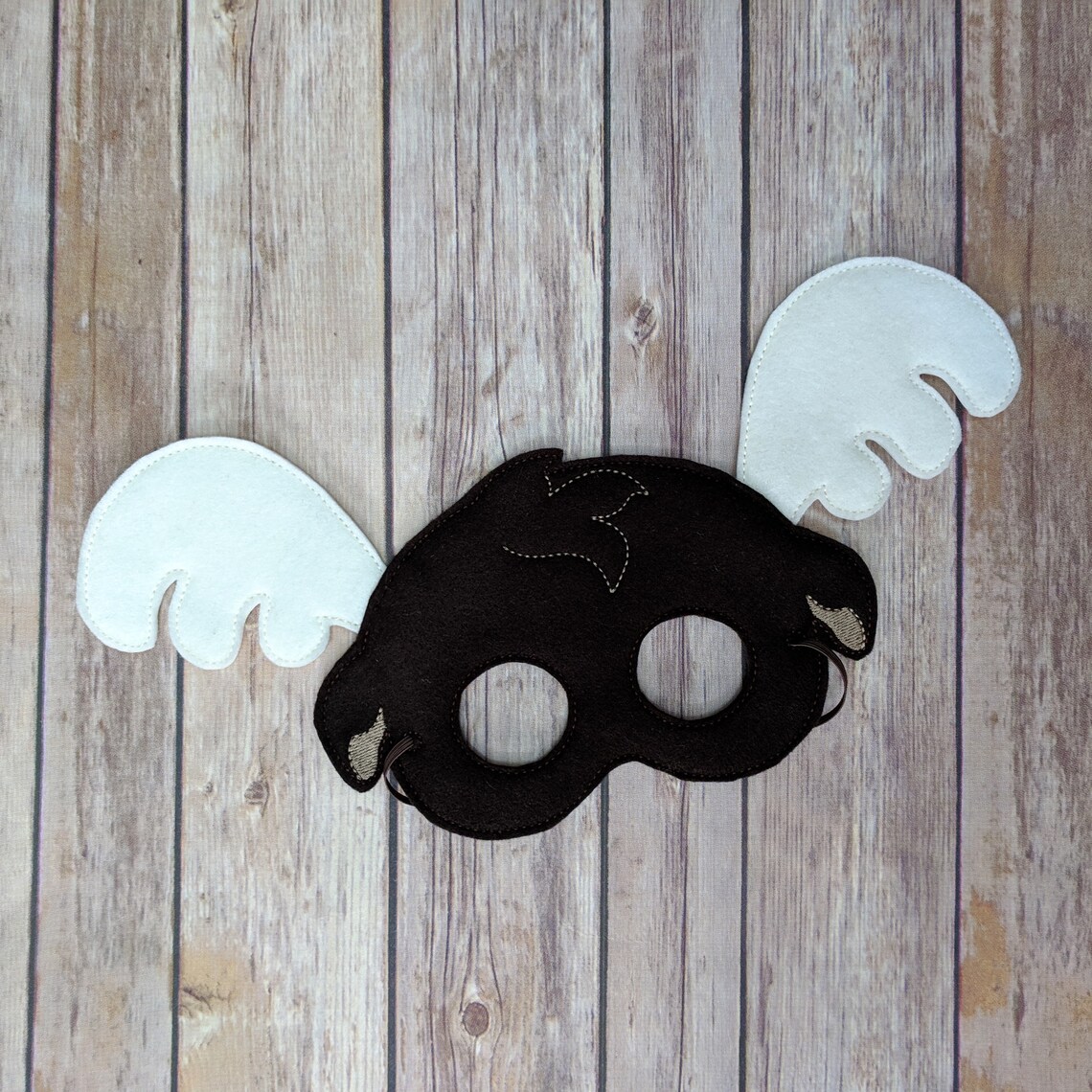 Moose Felt Mask in Choice of 2 Sizes Brown and Cream Acrylic - Etsy