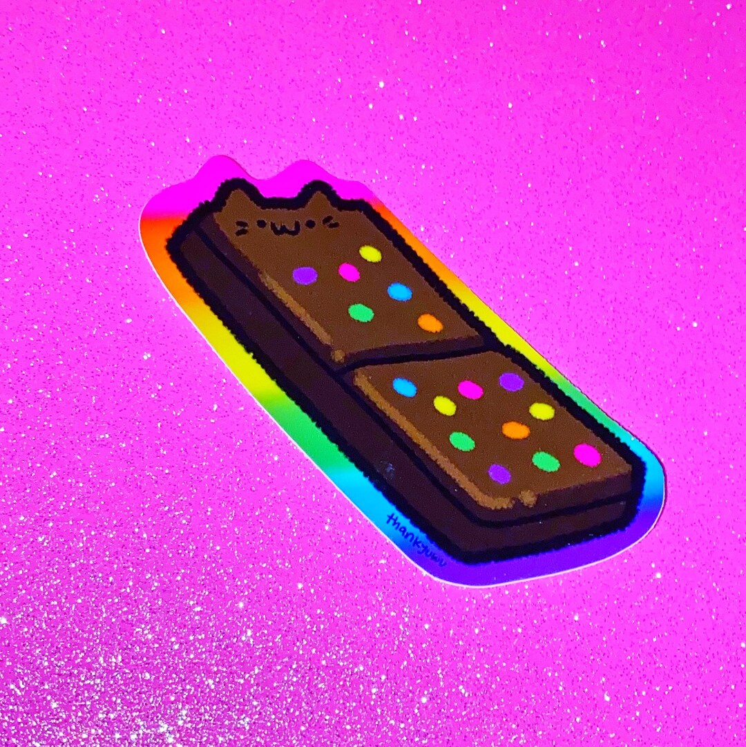 Funky Brownie Vinyl Sticker ! - Etsy
