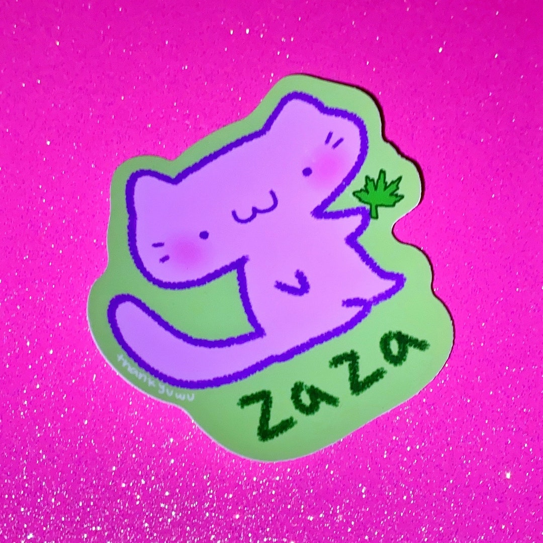 Zaza Kittums Vinyl Sticker!! - Etsy