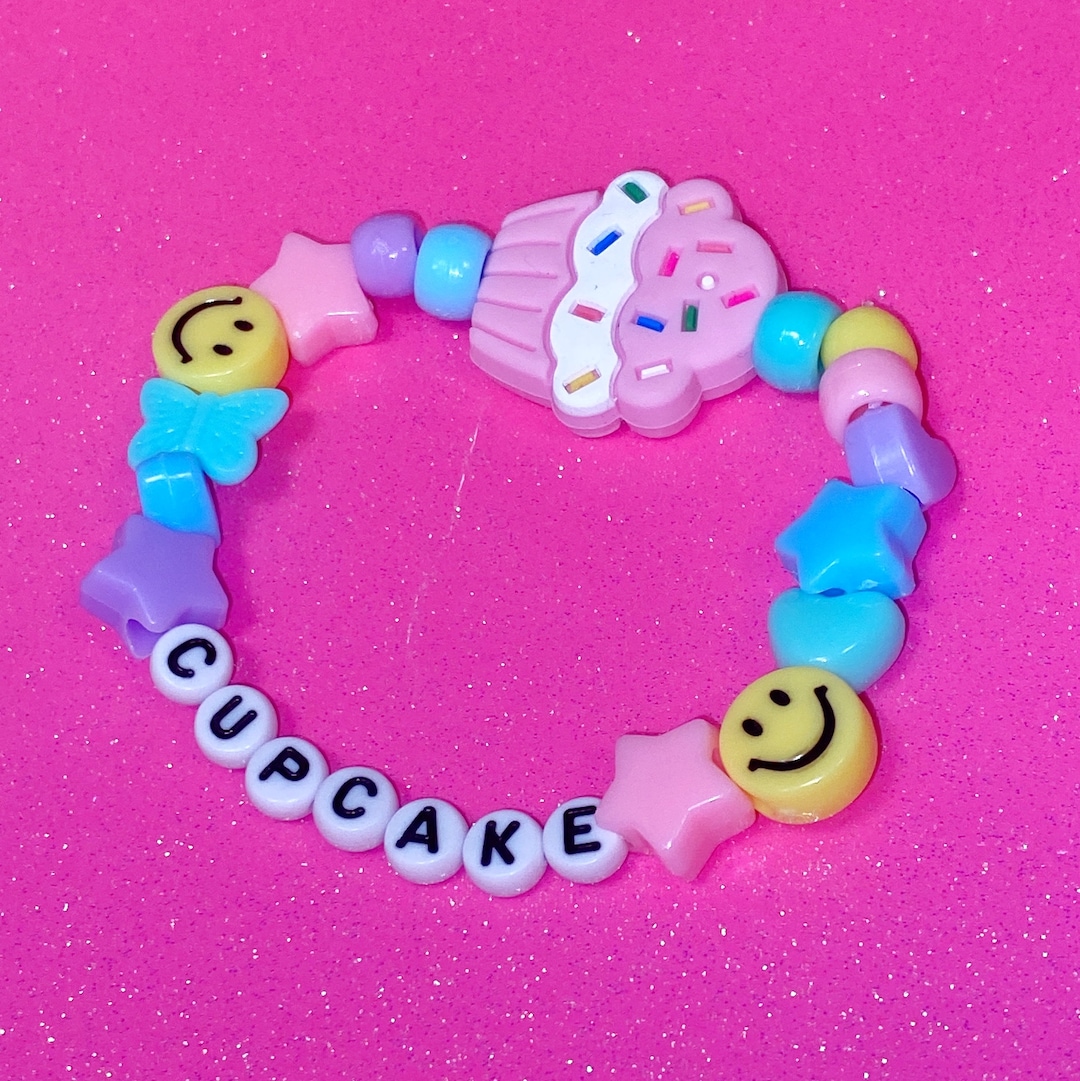 Pink Cupcake Bracelet - Etsy