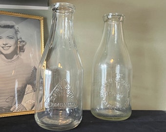 Rare Vintage Pyroglazed Half-pint Milk Bottle From the Blakeney Dairy Farm - Etsy