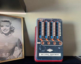 1950's Red & Blue Wolverine Adding Machine Retro Tin Toys Vintage - Etsy