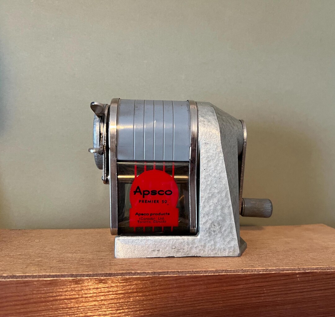 Vintage APSCO Premier 50 Mechanical Pencil Sharpener in Superb ...