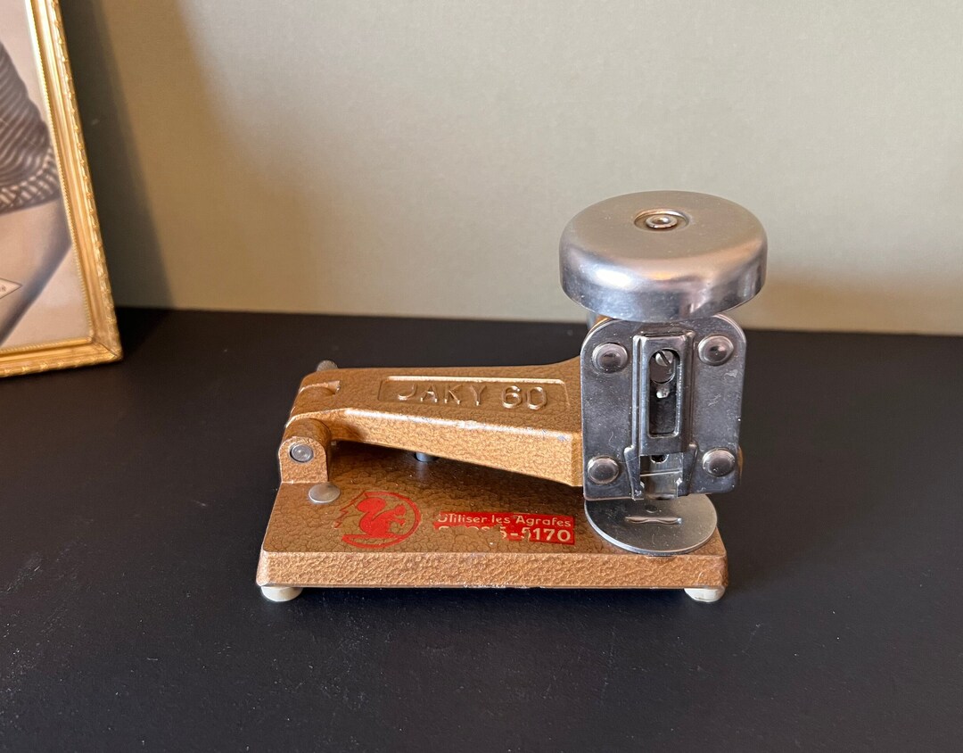 Vintage JAKY 60 French Stapler Made in France 1950s Retro Industrial ...