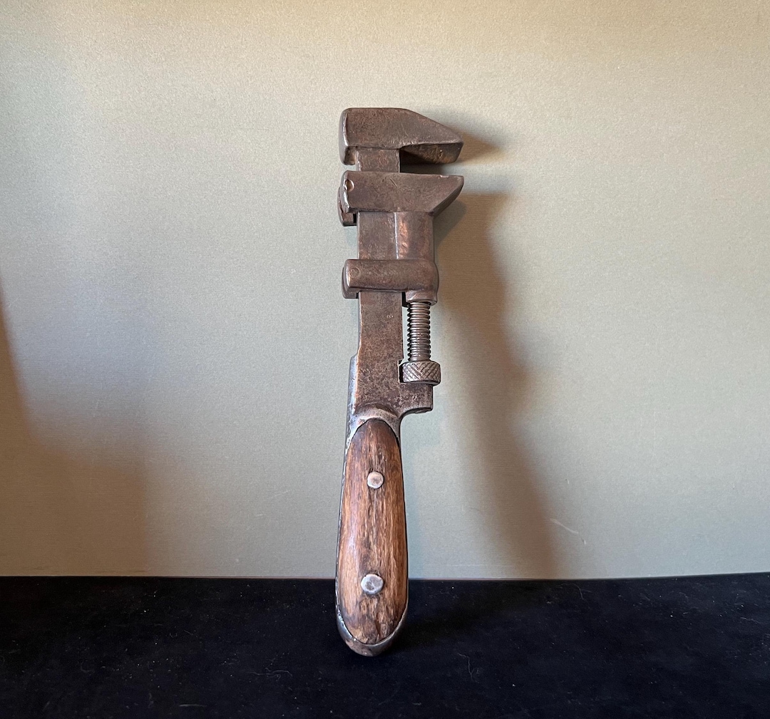 Antique Monkey Wrench Pipe Wrench HD Smith Perfect Handle - Vintage ...