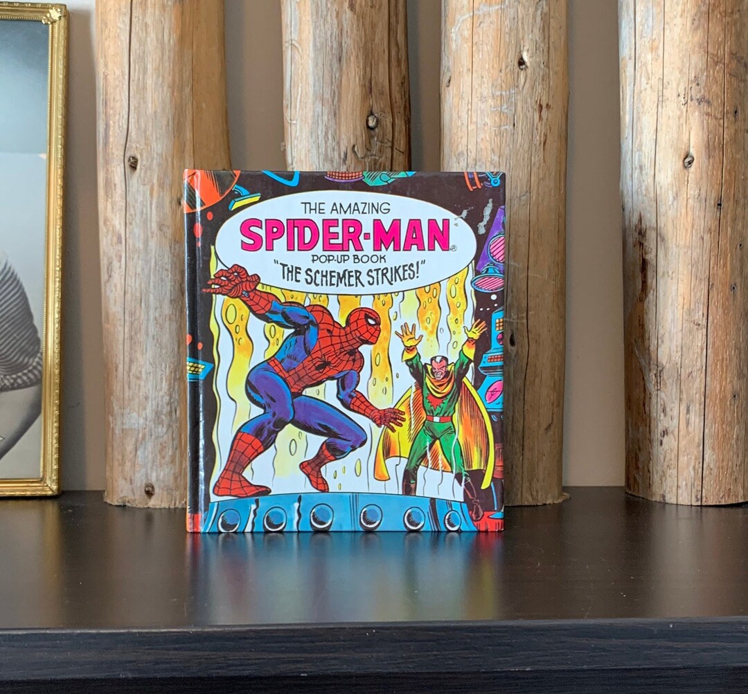 Vintage 1980s the Amazing Spiderman Pop-up Book - the Schemer Strikes ...
