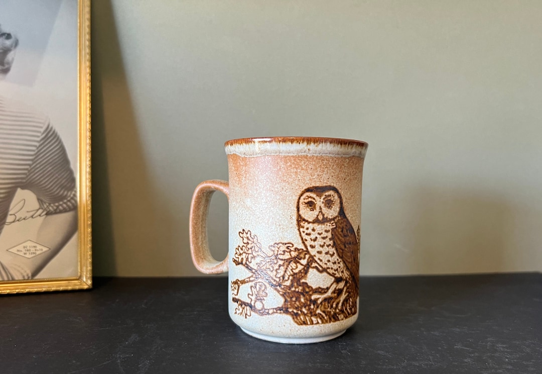 Vintage Dunoon Scotland Owl Family Stoneware Mug - Dunoon Ceramics ...
