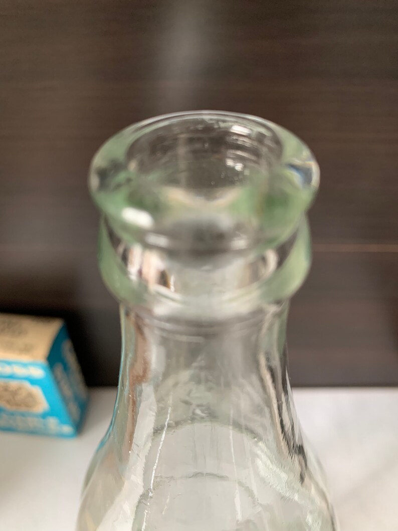 Vintage Coca Cola Bottle Clear Glass 26 Oz No Deposit Bottle - Etsy