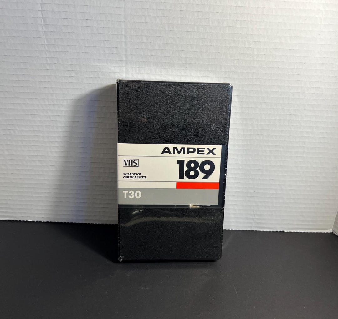 Vintage Ampex VHS Tape Sealed New in Box - Professional Videocassettes ...