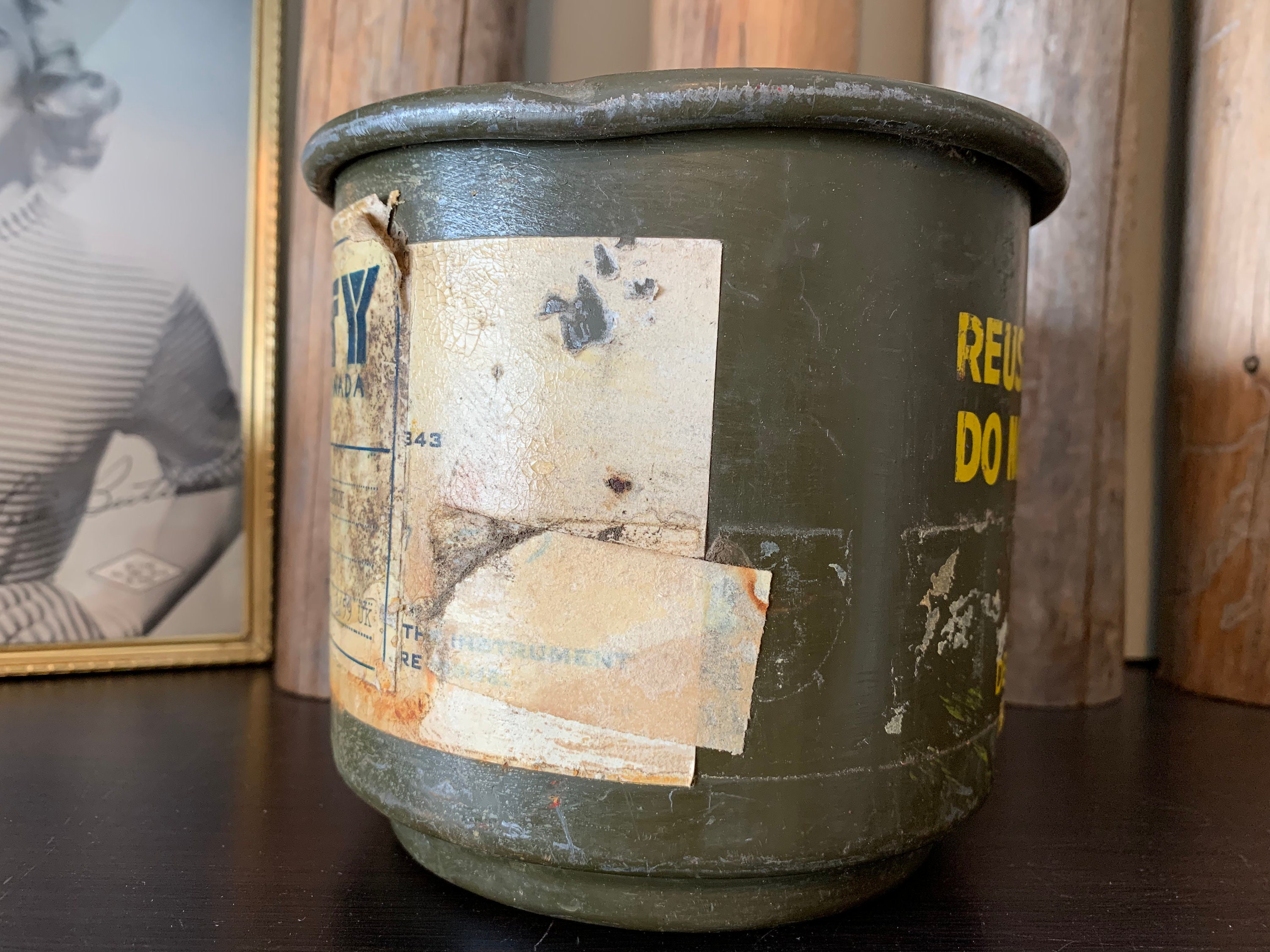 Vintage Military Shipping Containers / Canisters Instrument Tins ...