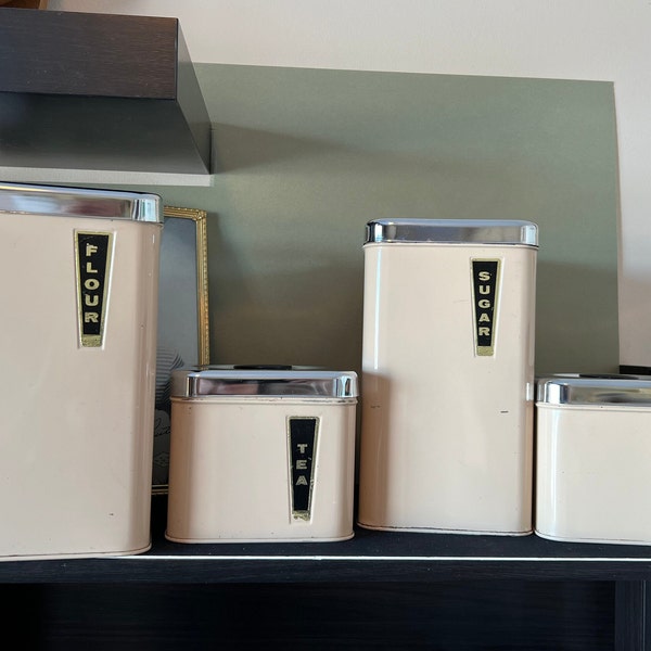 Retro Canister Set - Etsy