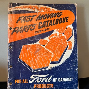 Ford Auto Parts Catalogue 1928-1949 - Vintage Automotive Service Manual ...