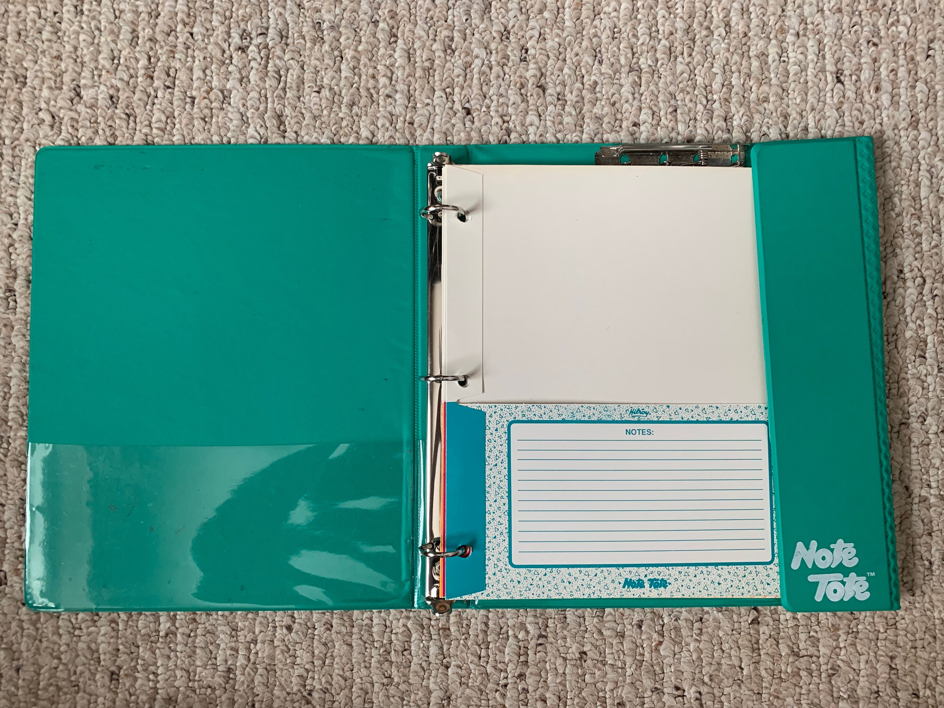 Vintage 1990's Note Tote Binder Trapper Keeper Retro School Supplies - Etsy