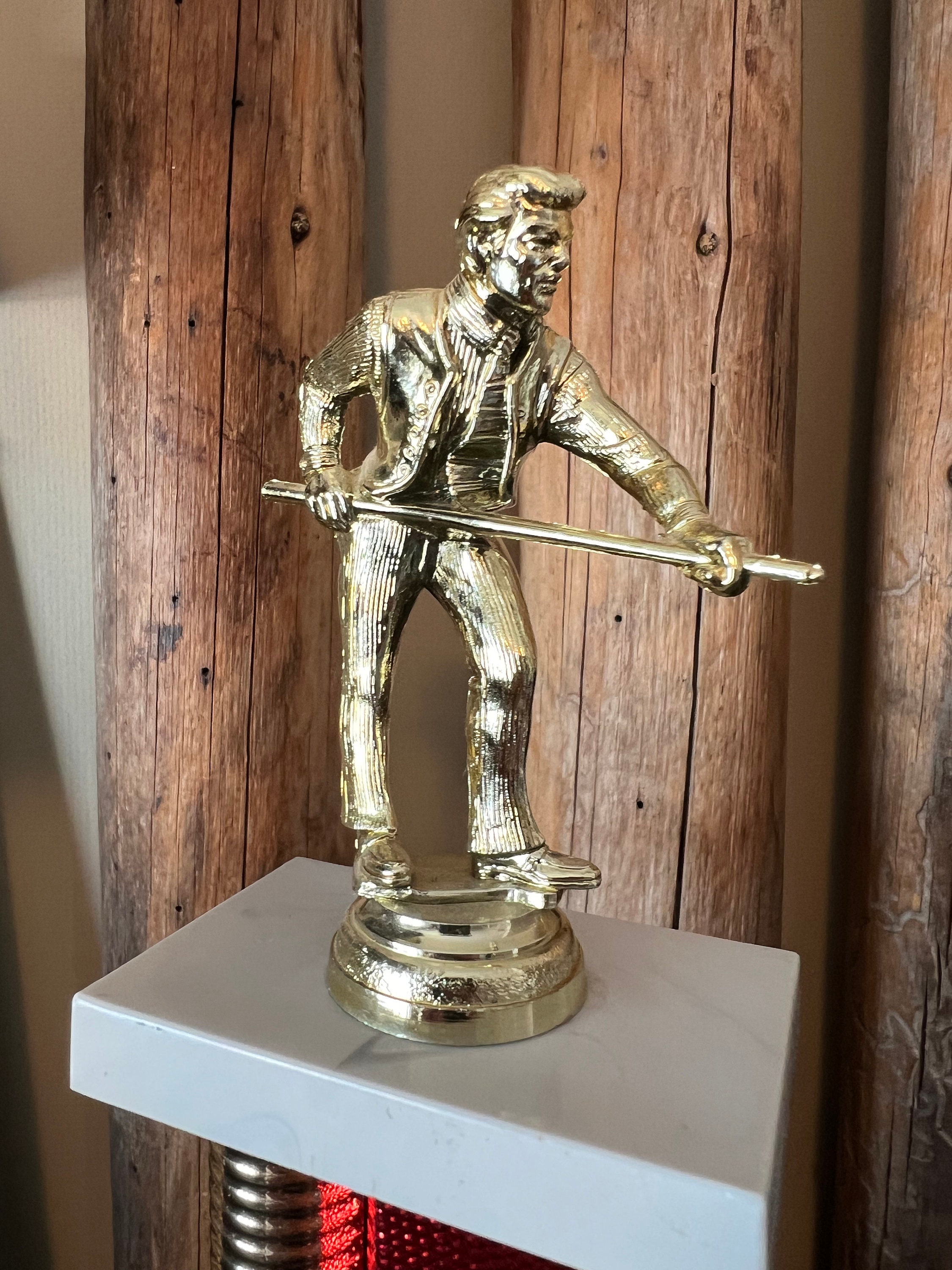 Vintage Billiards Pool Trophy Retro Sports Man Cave Den Decor ...
