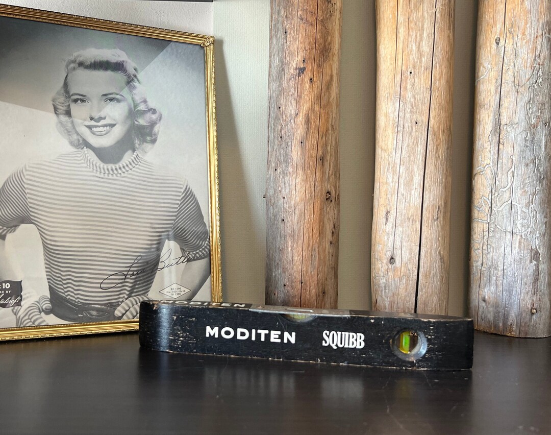 Wooden Level for Moditen Anti-psychotic by Bristol Myers Squibb One of ...