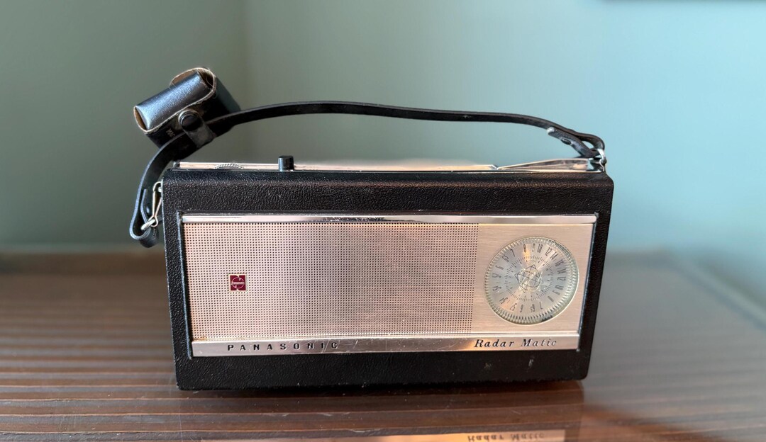 Vintage Panasonic Radar Matic Portable Transistor Radio Model R-1000 - Etsy