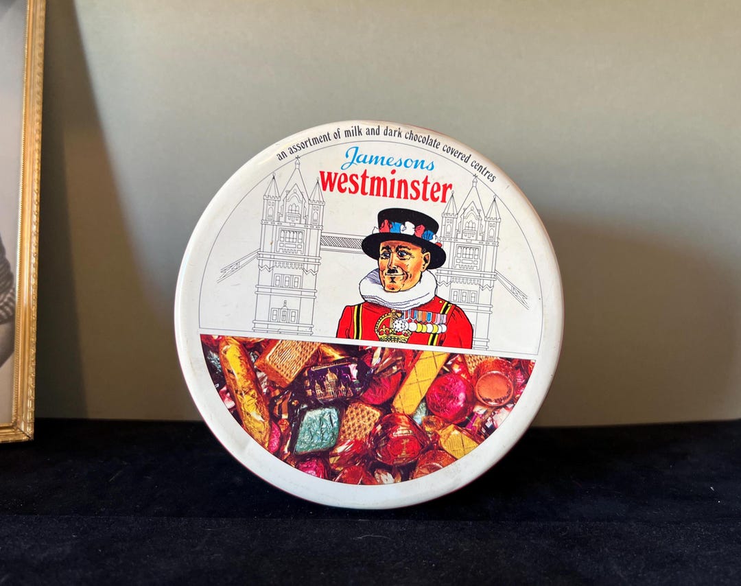 Vintage Jameson's Westminster Chocolates Toffee Assortment Tin ...