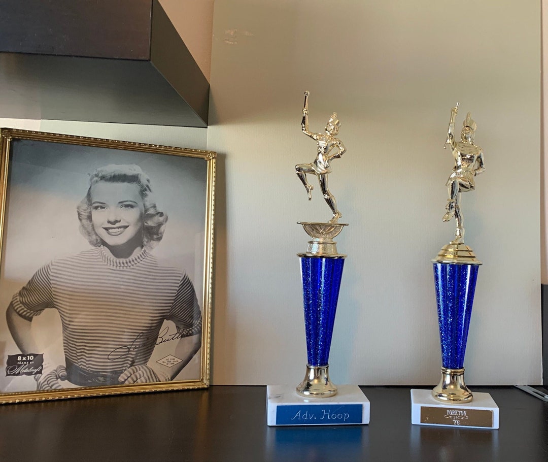 Vintage 1970's Majorette Baton Twirling Marching Band Trophies - Retro ...