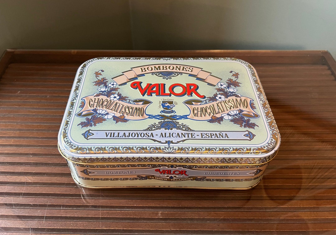 Valor Assorted Chocolates Tin - Bombones Valor Tin Spanish Candy Tin ...