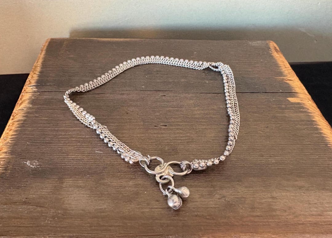 Antique Silver Metal Cat or Puppy Dog Collar With Bells - Etsy