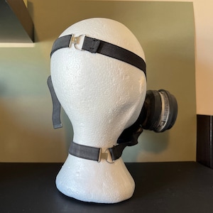 Vintage Face Mask Gas Mask Respirator - Comfo Half Mask Dual Cartridge ...