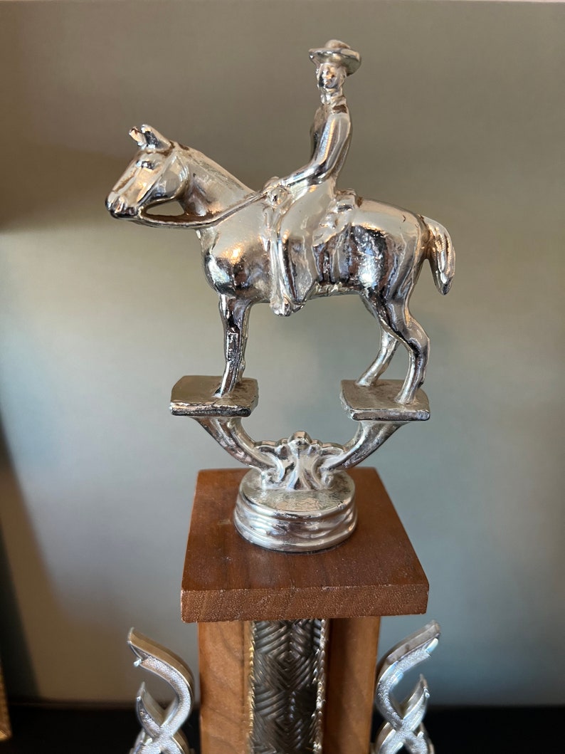 Vintage Western Rodeo Cowboy Trophy Cool Den Man Cave Decor - Etsy