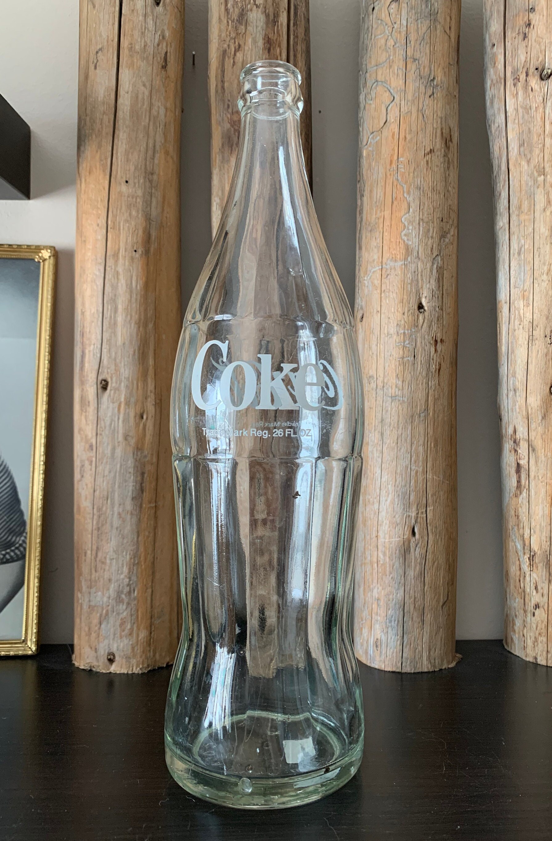 Vintage Coca Cola Bottle Clear Glass 26 Oz no Deposit Bottle MINT - Etsy