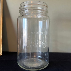 Vintage Canadian Sure Seal Canning Mason Jar - One Quart - Retro ...