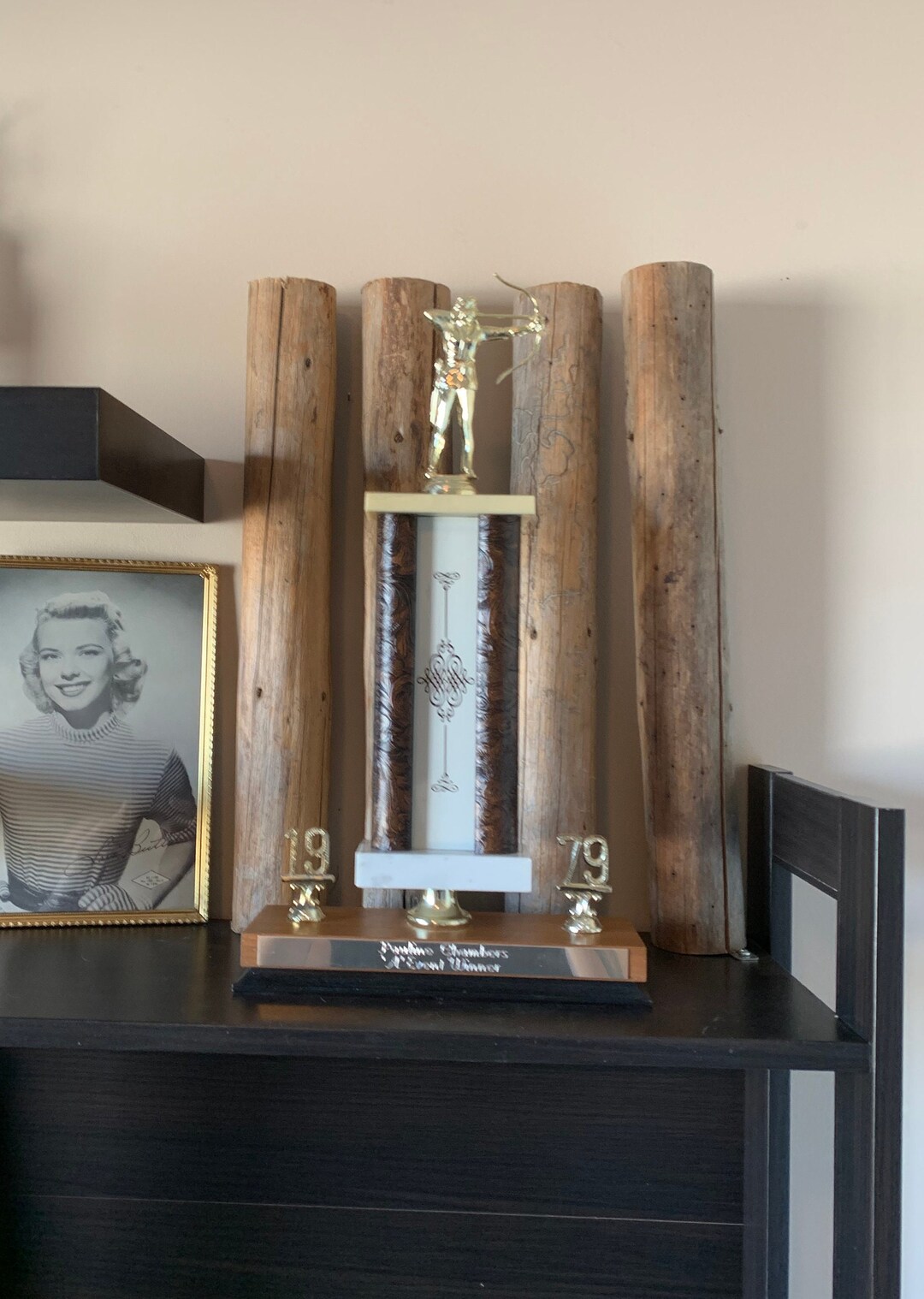 Vintage Archery Trophy - Bow and Arrow Trophy - Retro Bow Hunting ...