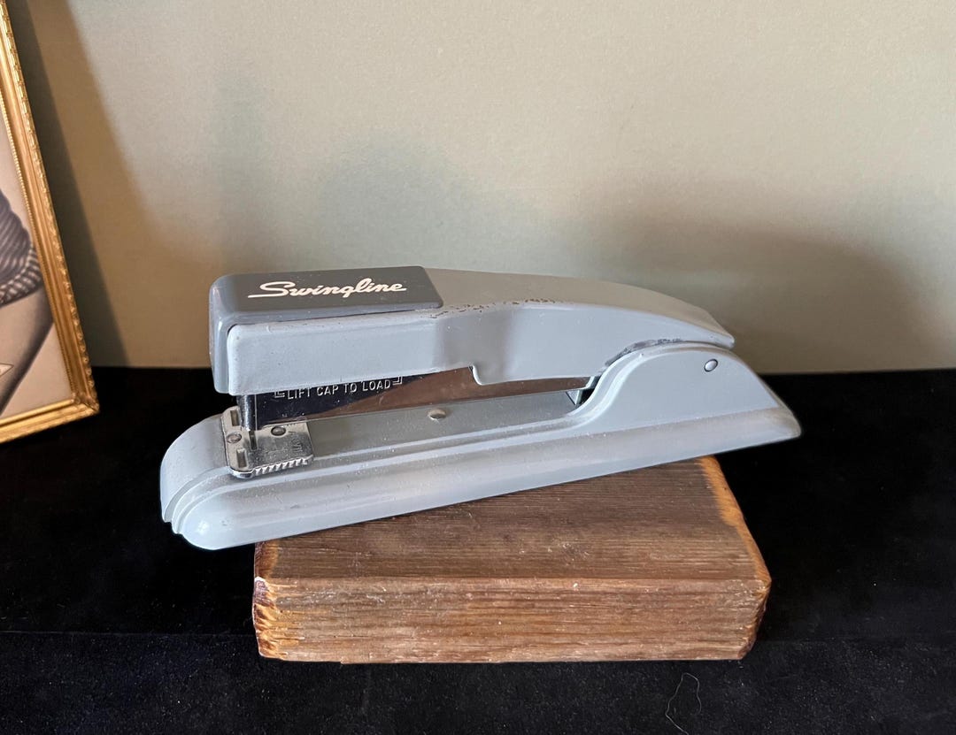 Vintage Swingline Model 27 Stapler: Grey Metal Art Deco Office - Etsy