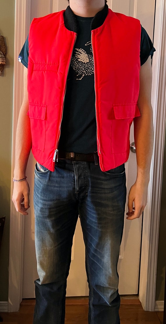 Vintage Original Firestone Racing Vest - Reversible R… - Gem