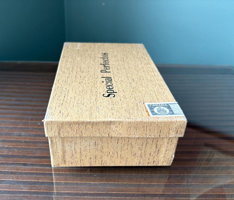 Vintage Cigar Box - Special Perfectos Cigar Box 1960's - Tobacco ...