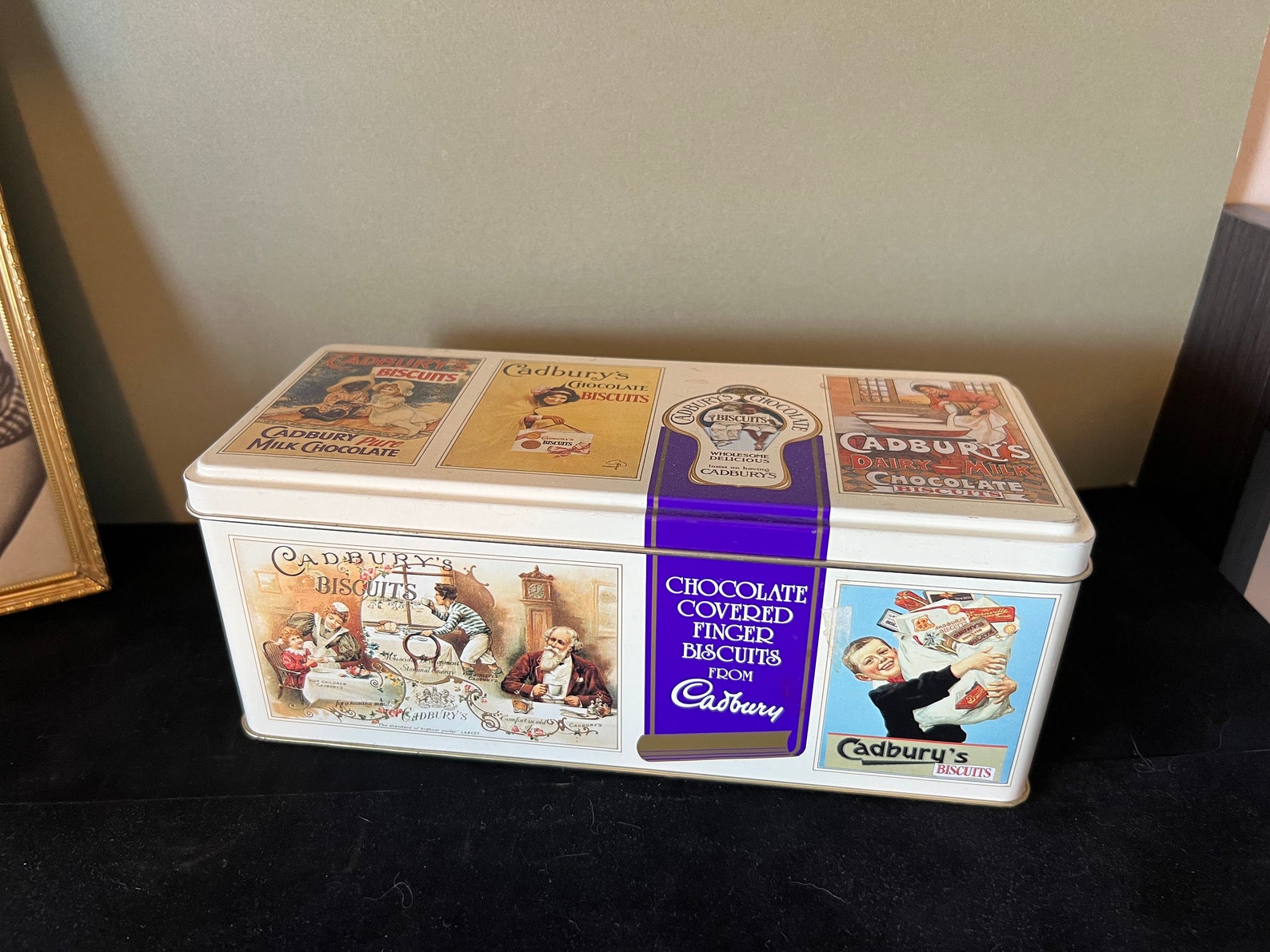 Vintage Cadbury Chocolate Fingers Tin Collectible Candy Chocolate Tin ...