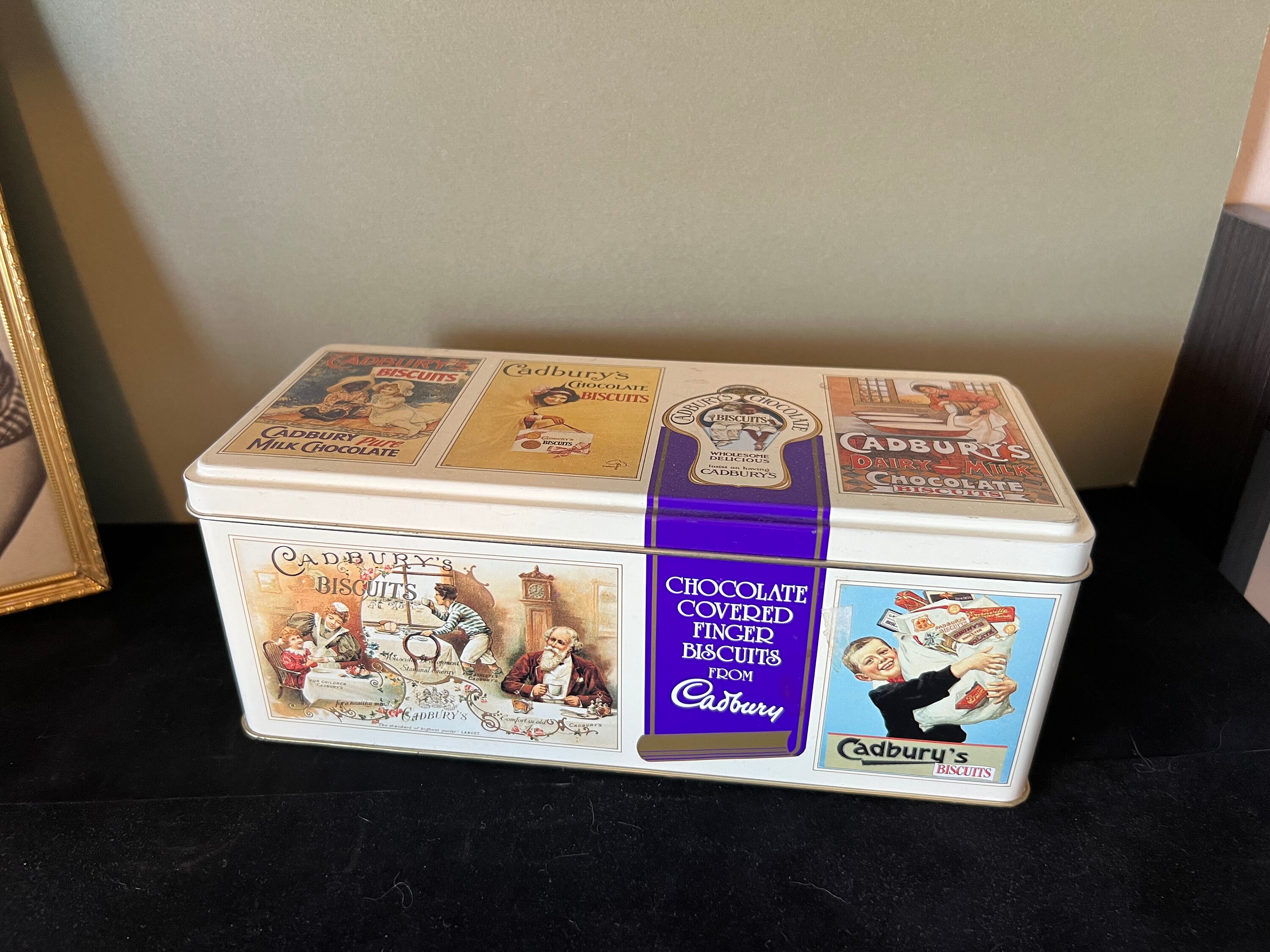 Vintage Cadbury Chocolate Fingers Tin Collectible Candy Chocolate Tin ...