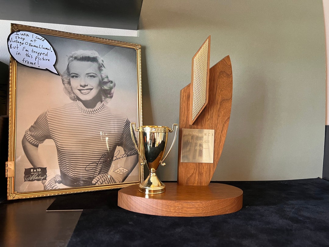 Vintage 1960s YMCA Wrestling Boxing Trophy - Historic Retro Sports Den ...