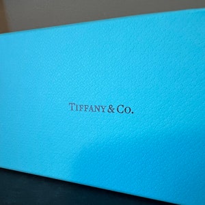 Vintage Tiffany Blue Box 7 Inch Long - Etsy