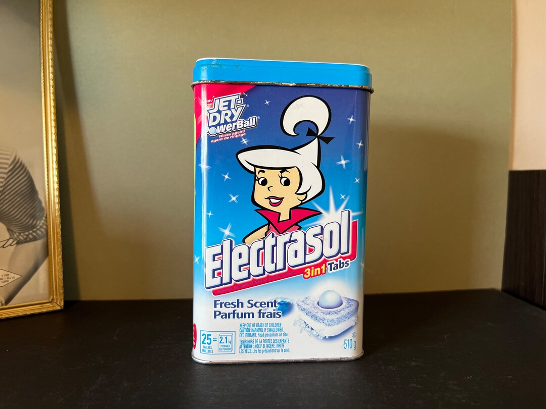 Vintage Jetsons Electrasol Jet Dry Tin - Etsy