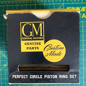 Vintage 1940s GM Piston Rings NOS Perfect Circle General Motors Genuine ...