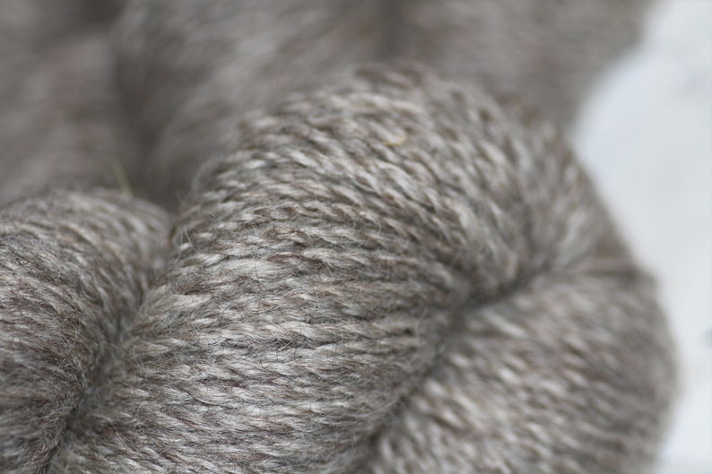 Oatmeal Gray Natural Romney Wool Yarn 200yd Skeins - Etsy