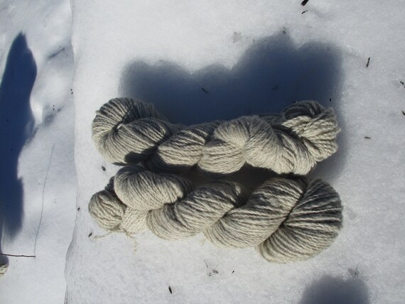 Jacob Sheep Wool Yarn 200yds Natural White SE2SE - Etsy