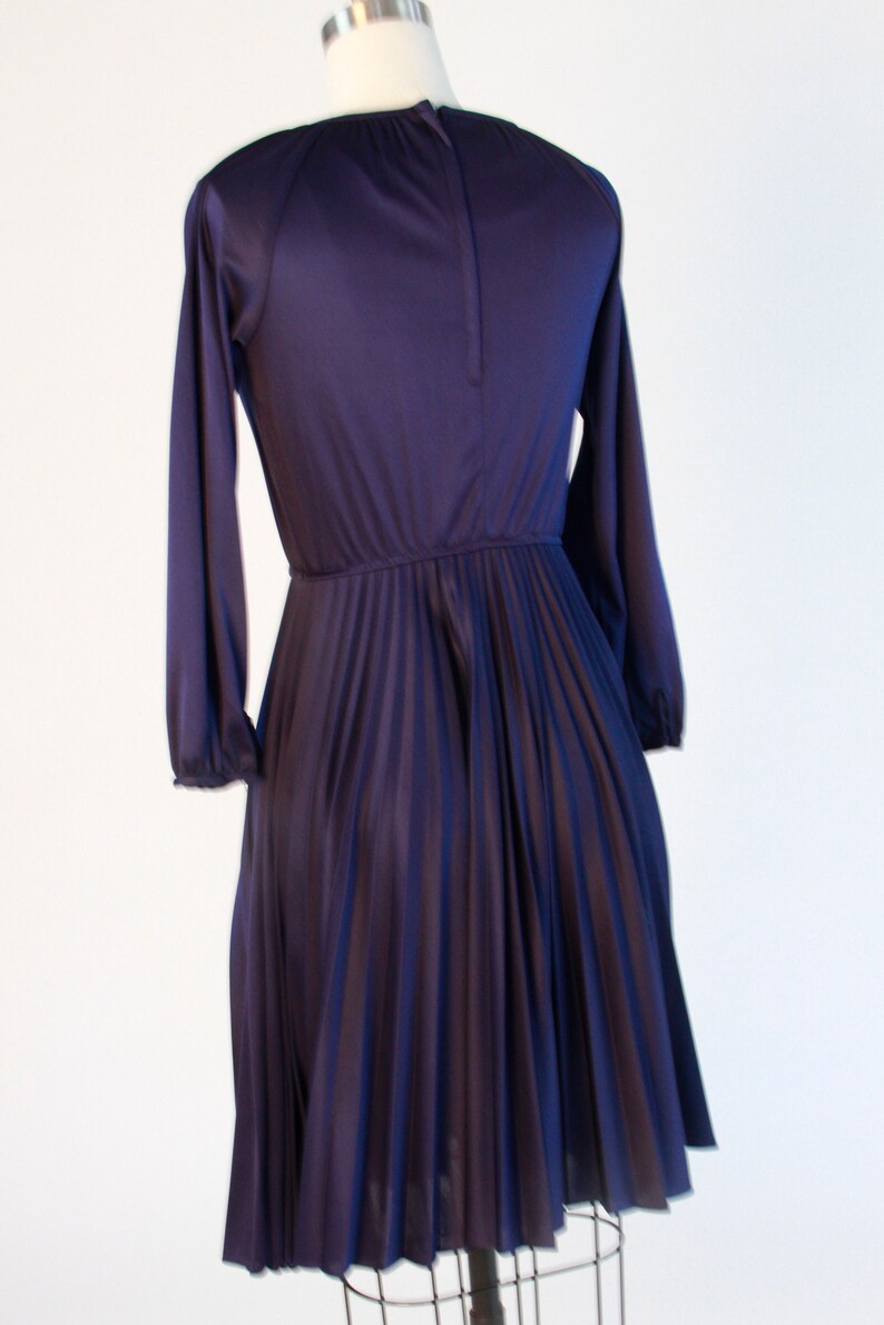 SPRING SALE Vintage 70s Cute Secretary Dress With Pleated Skirt Small ...