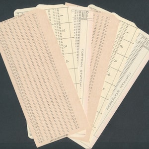 Mainframe Punch Cards - Etsy