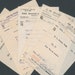 1940's - 1950's Typewritten Vintage Prescriptions / Antique Medical ...