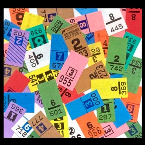 100 Vintage Dry Cleaning Tickets! Collage, Arts and Crafts, Handmade ...